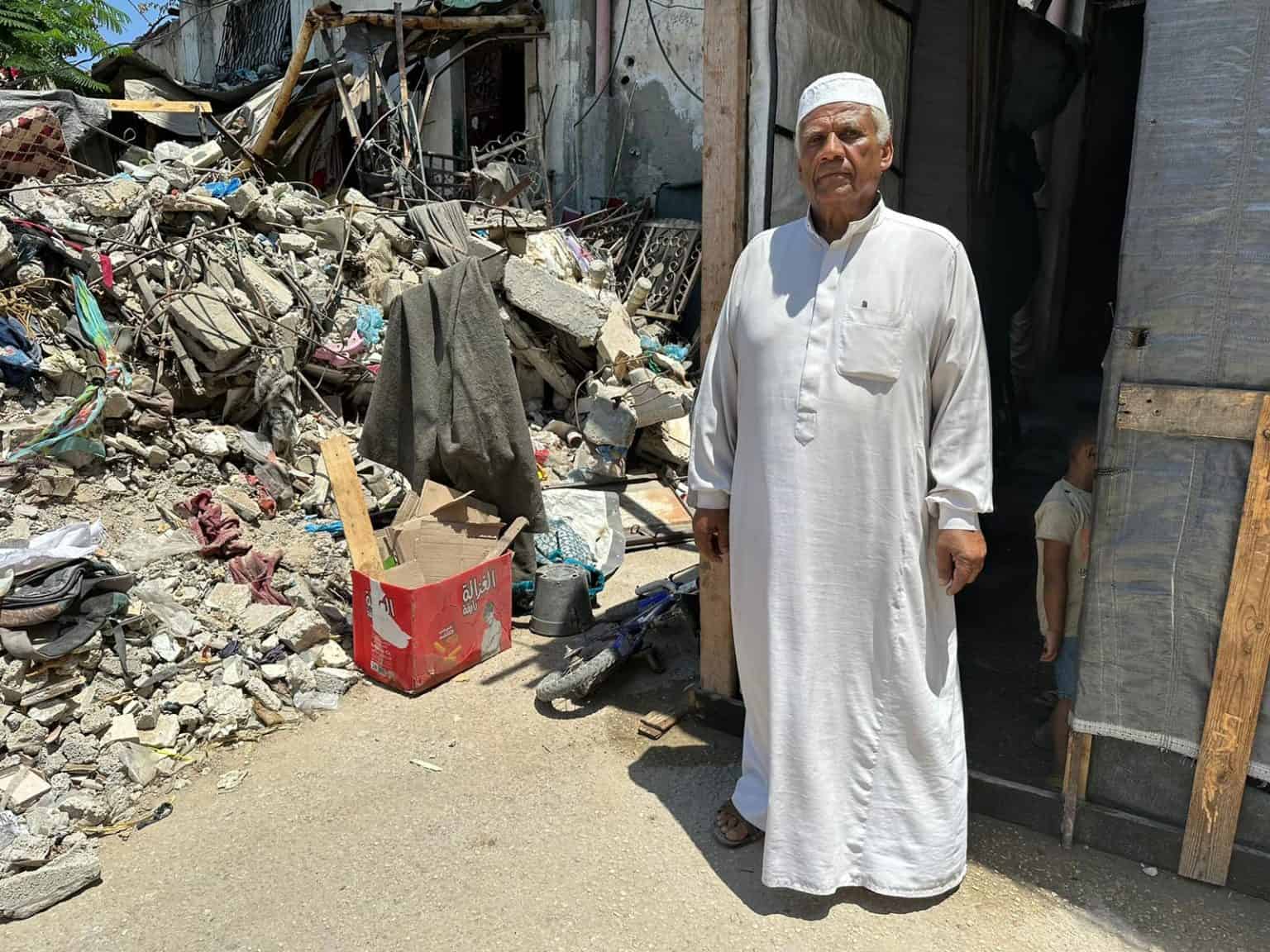 A Gaza Grandfather’s Struggle and Journey Through Conflict and Loss | ADRA International
