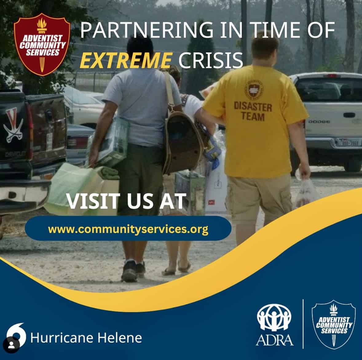 HURRICANE RECOVERY: ADRA Partners with Adventist Community Services to ...