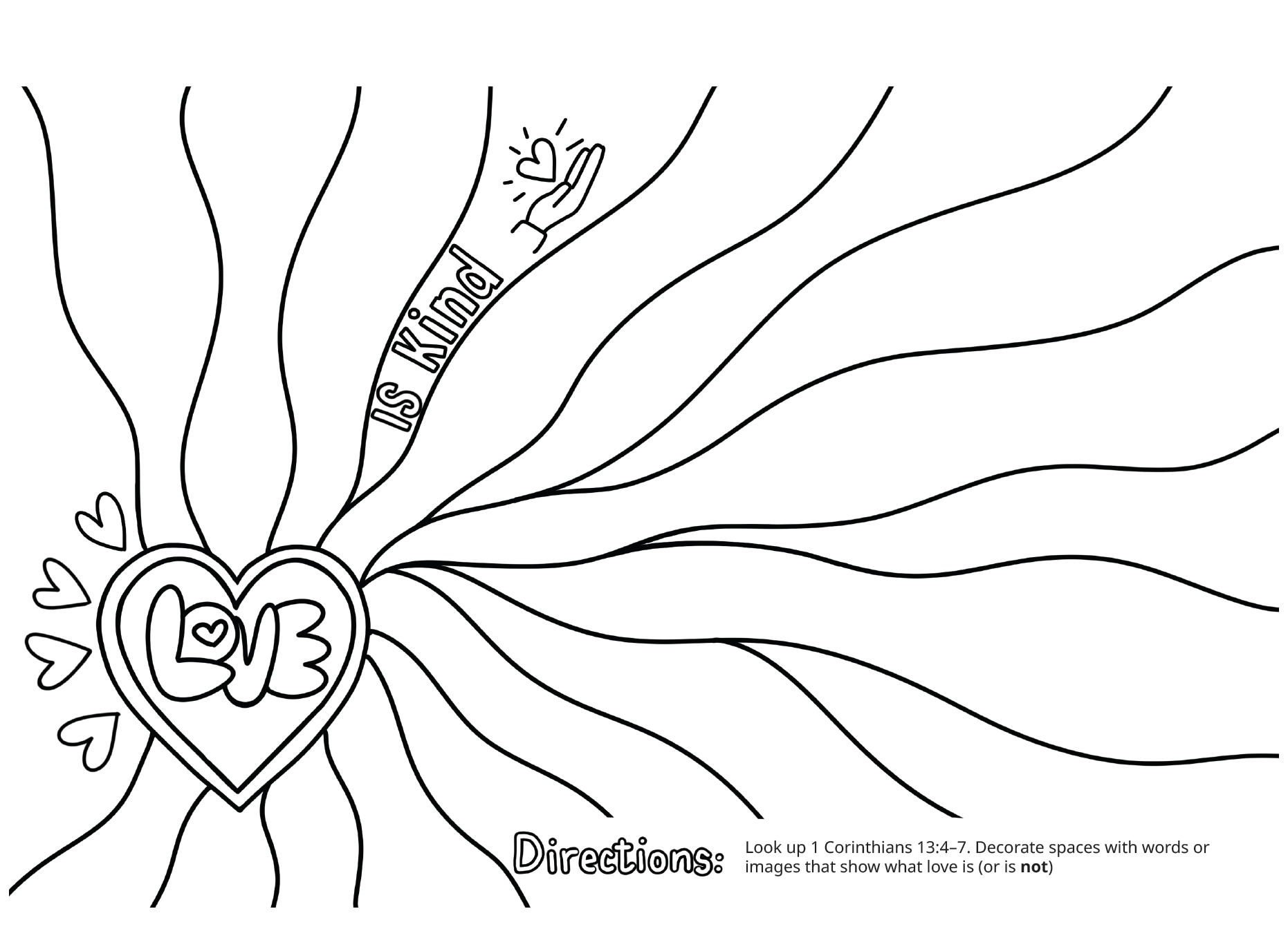 Love Is: Coloring Sheet | ADRA International